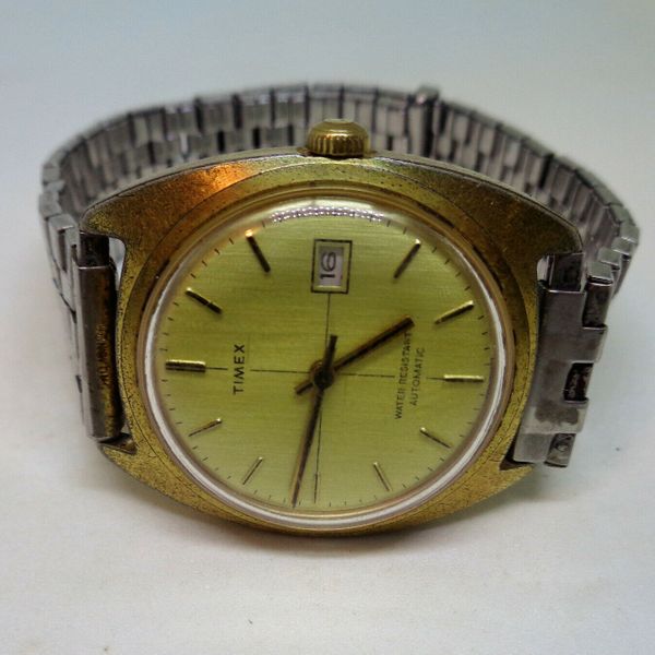 Vintage Timex Automatic men's wristwatch #4756203277 runs | WatchCharts ...