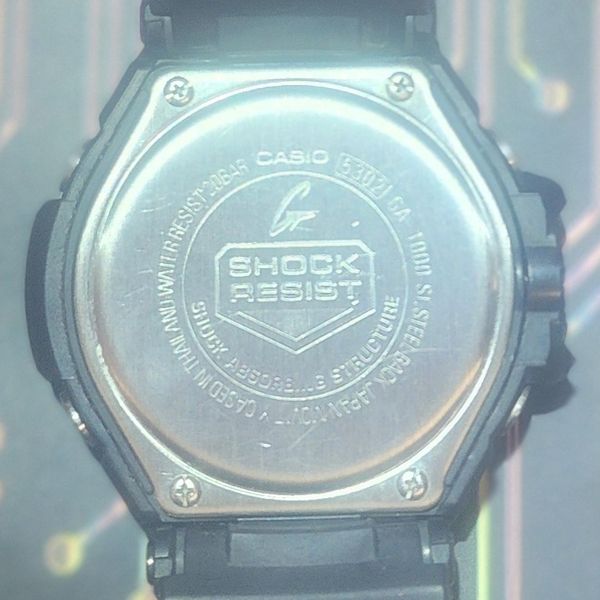Casio G-shock GA1000-2B Gravitymaster Twin Sensor Compass Thrmometer ...