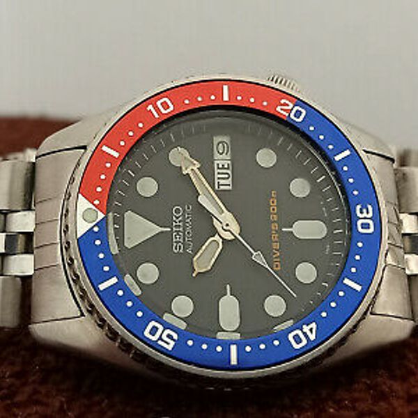 SEIKO SCUBA DIVER 7S26-0030 SKX015K2 AUTOMATIC MEN'S WATCH SERIAL ...