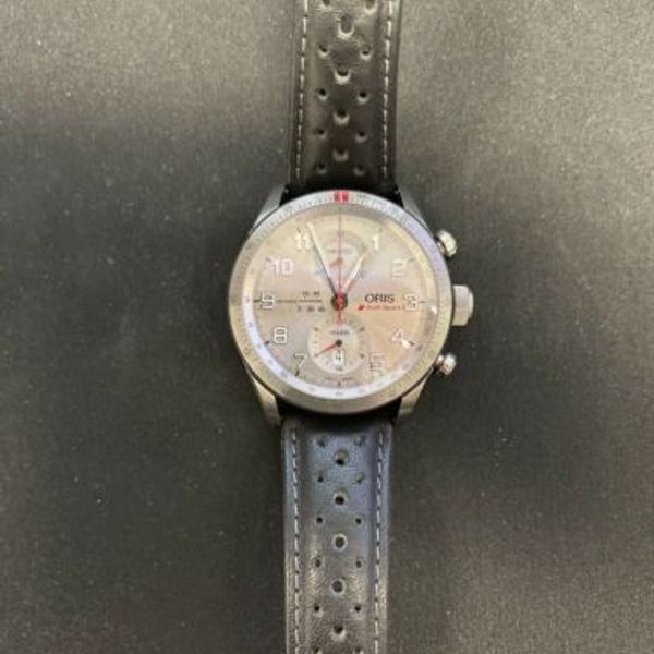 Oris Audi Sport Chrono Automatic Men's Watch 01 774 7661 7481 Leather ...