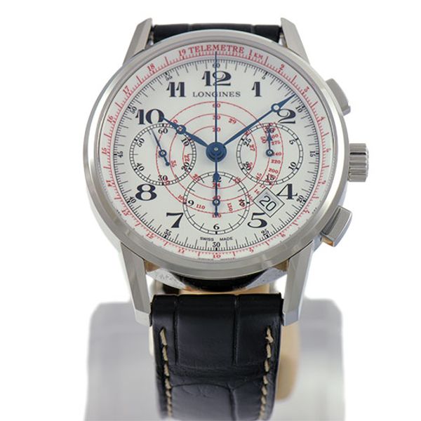FS: Longines Heritage Telemeter Column Wheel Chronograph L27804182 ...