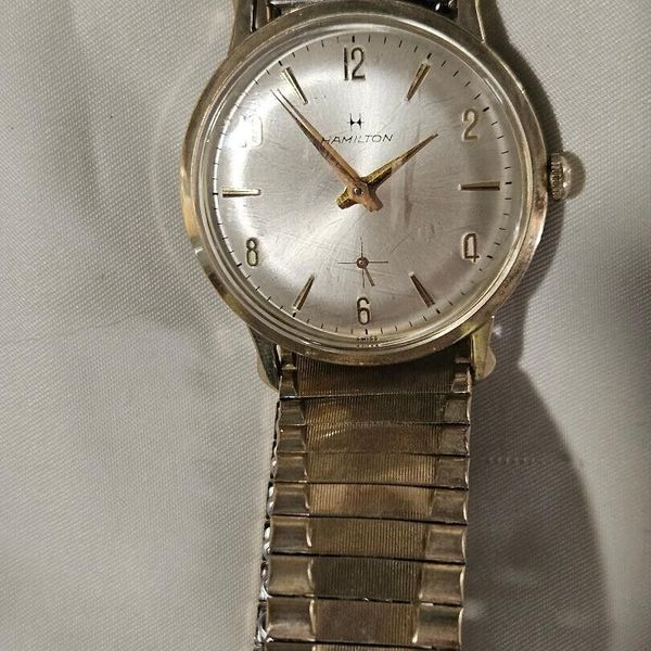 Vintage 60's Hamilton Silver Dial Manual Wind Wristwatch | WatchCharts ...