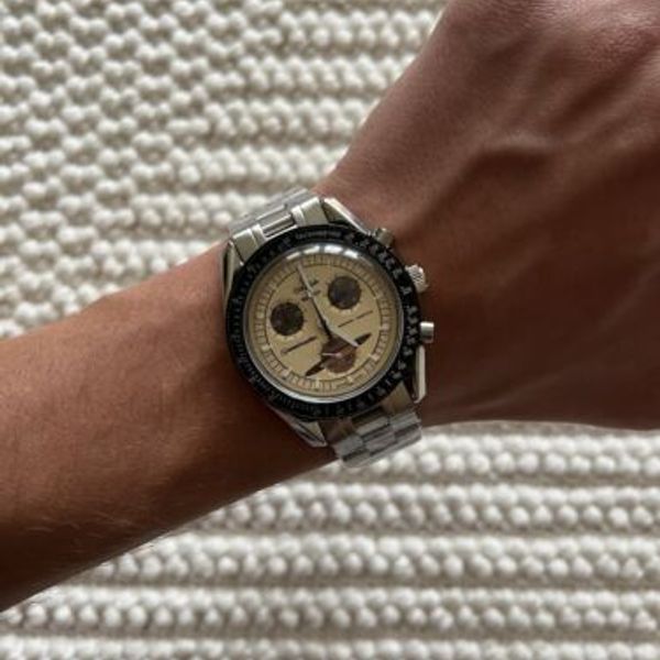 OMEGA MOONSWATCH METAL MOD - Mission to Saturn | WatchCharts Marketplace