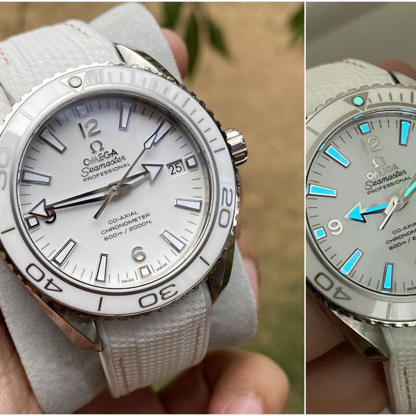 [WTS] Omega Planet Ocean. White ceramic. 39.5mm. Very cool and nice ...