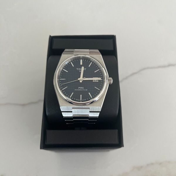 Tissot PRX Powermatic 80 40mm Blue T137407A In Amazing Condition ...