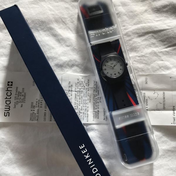 FS Hodinkee x Swatch Sistem51 Blue BNIB with Receipts and Stamped ...