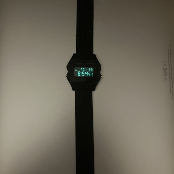 Casio F91WB with Inverted Screen and Glow in the Dark Mods and Metal ...