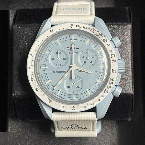 Omega X Swatch Mission to Uranus Moonswatch Speedmaster Authentic With ...