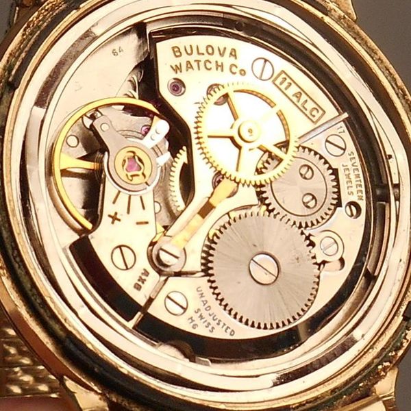 VINTAGE 1960s BULOVA M6 17 JEWEL WATERPROOF 10K ROLLED GOLD MEN'S ...