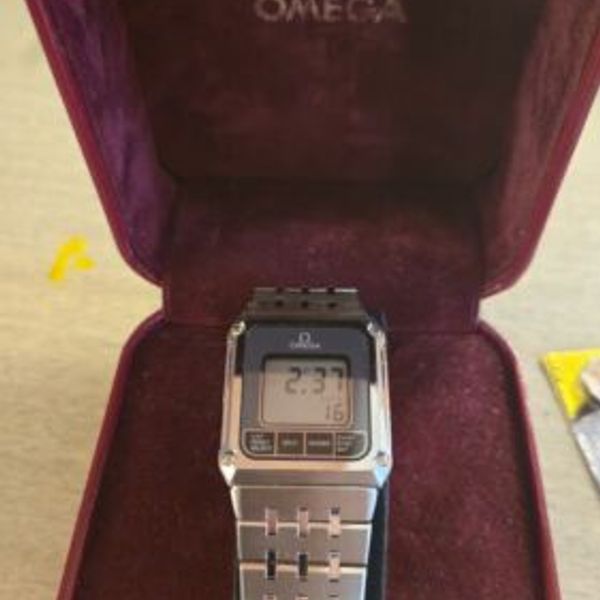 OMEGA Equinoxe Double Face Combi Digital Analog Dual Watch Quartz ...