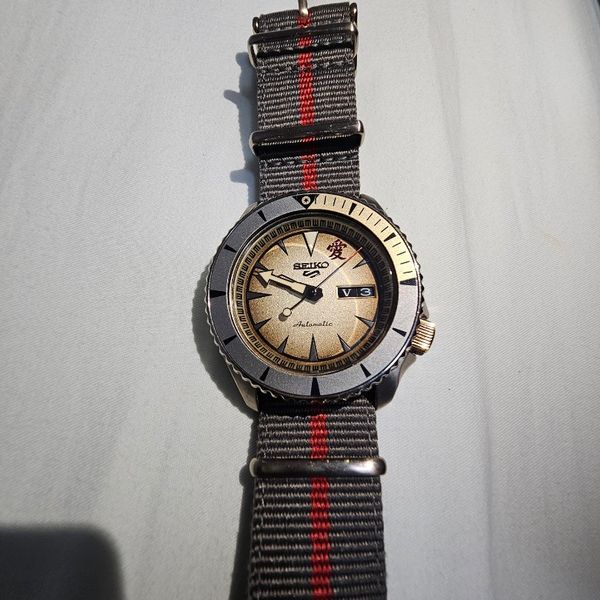 Naruto limited edition Seiko 5 gaara | WatchCharts Marketplace