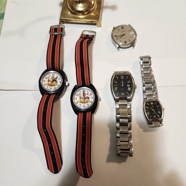 Vintage Watch Lot Enicar Swiss Star Jewels Automatic Bulova Solar ...