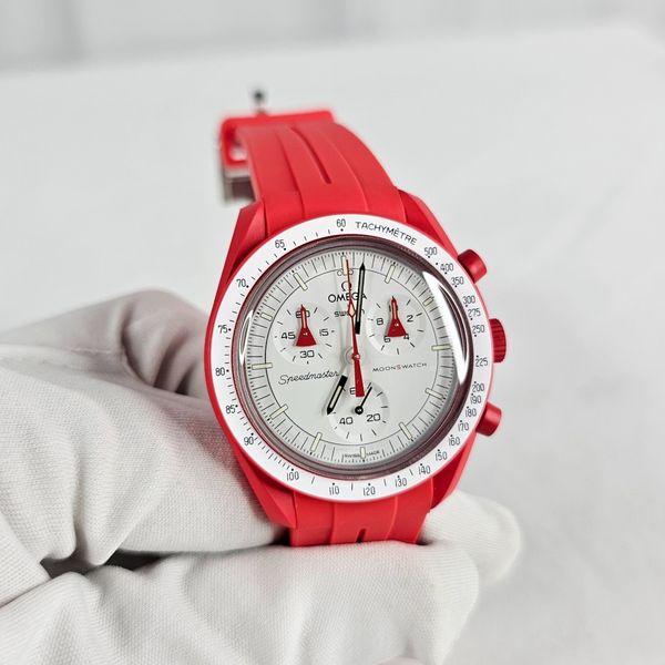 Omega x Swatch Moonswatch Mission To Mars in Box | WatchCharts Marketplace
