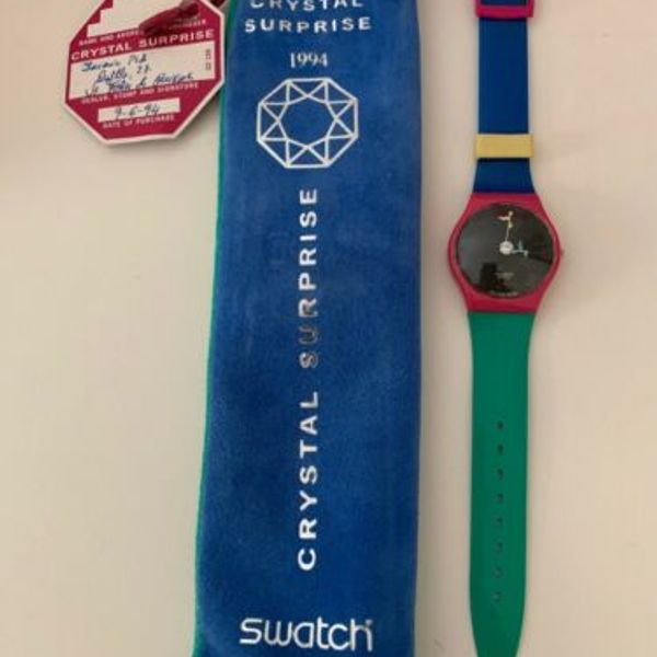 SWATCH 1994 Club Special Crystal Surprise Alessandro Mendini. | WatchCharts