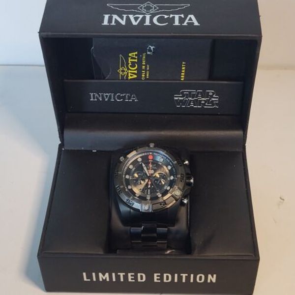 Invicta Star Wars Watch Limited Edition 2 - Darth Vader #417 of 1977 ...