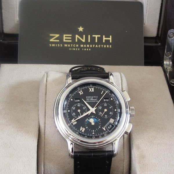 FS NOS Zenith Chronomaster Triple Date, Moonphase, Chronograph with ...