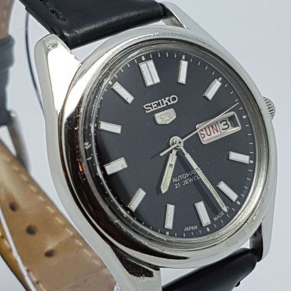 VINTAGE SEIKO 6319-8000 AUTOMATIC DAY/DATE 21 JEWELS JAPAN MADE MEN'S ...