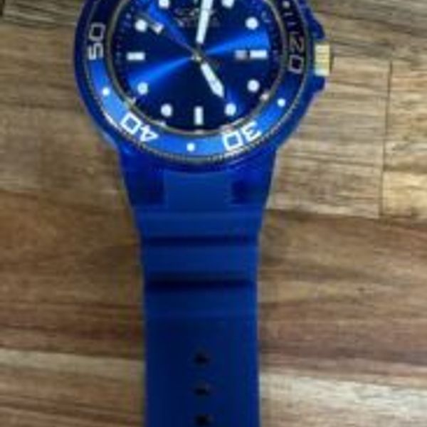 Invicta Men's 52mm GRAND PRO DIVER ANATOMIC CASE Blue Label Blue/Gold ...