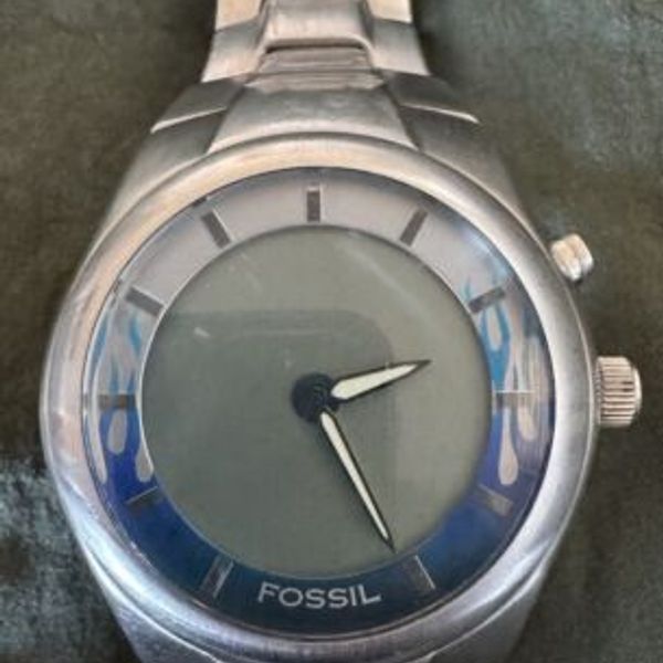 Fossil Big Tic Blue Flame Watch- Early 2000â s Model | WatchCharts Marketplace