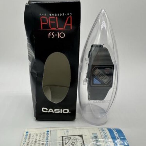 CASIO FS-10 Men's Watch Nissho Iwai Digital Square Rare Vintage ...