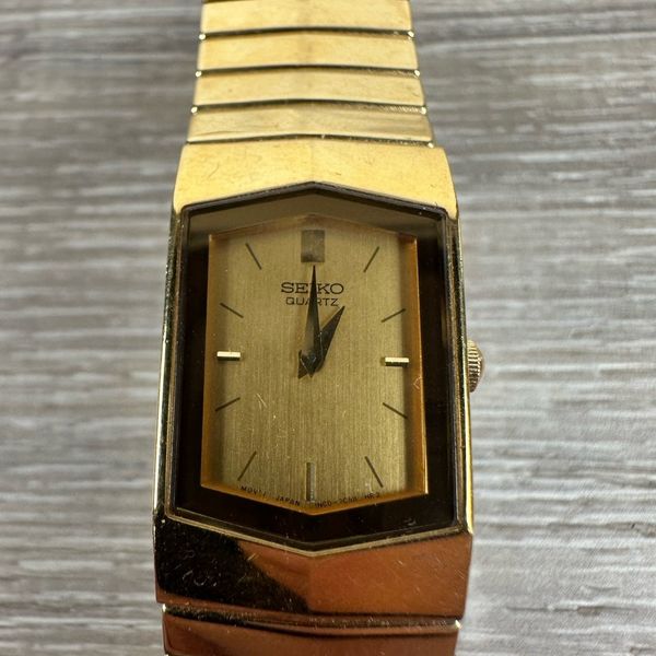Vintage Seiko Watch 1N00-5G80 Ladies Watch Gold Tone Needs Battery | WatchCharts Marketplace