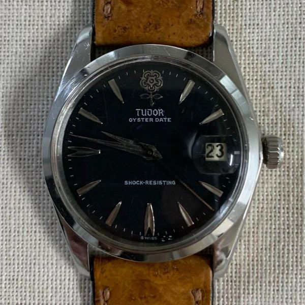 TUDOR Big Rose OYSTERDATE Ref.7962 Cal.2403 34mm Analog Vintage 1965 ...