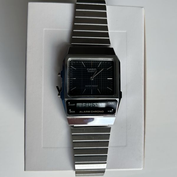 Casio Vintage Classic AQ-800E -1AEF Black Dial Unisex 40mm Watch ...