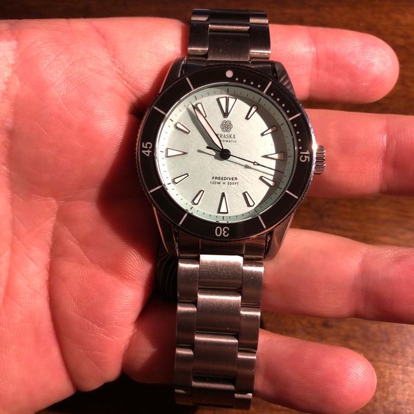 Traska Freediver Mint Dial | WatchCharts