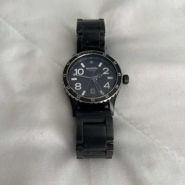 Nixon The Diplomat Black Diving Watch 200M Swiss Mvmt & Extra Watches ...