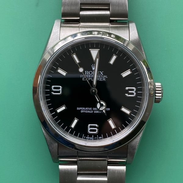 [WTS] 1991 Rolex Explorer I reference 14270 with LUG HOLES!!! 100% original. Perfect dial ...