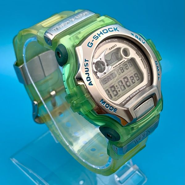 CASIO VINTAGE G-SHOCK DWM-100WC-3T WCCS CORAL REEF 1999 Japan Y ...