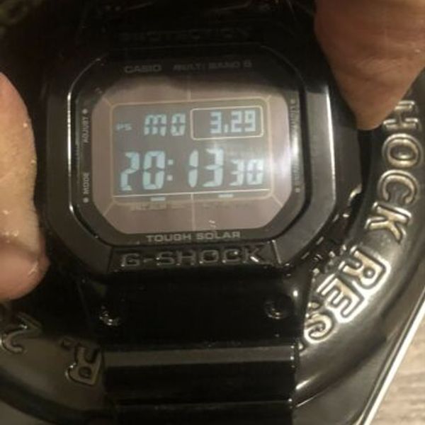 Casio G Shock GW M5610BB 1CR Blacked Out Atomic Solar Watch | WatchCharts