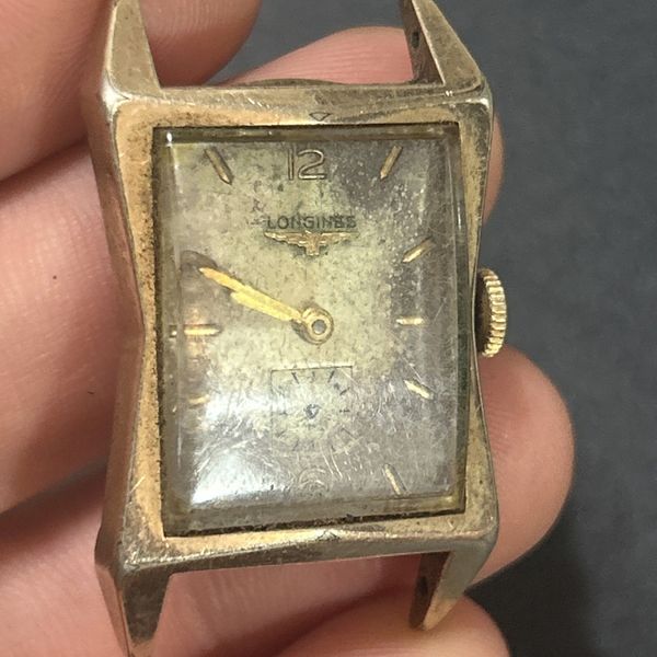 Vintage Longines Menâ s Wind Up 10k Gold Filled Analog Watch RARE ...