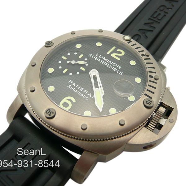 FS: BNIB Panerai 25 M Luminor Submersible Titanium 44mm with Hobnail ...