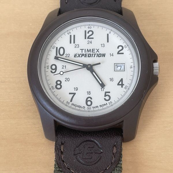 Timex Men's Expedition Indiglo WR 50M Water Resistant Watch xxxx Band | WatchCharts Marketplace