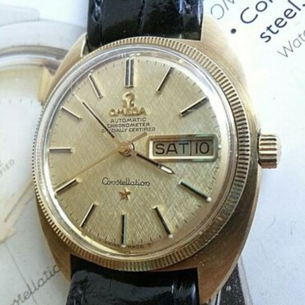 Gold Capped Vintage 1969 Men's Omega Constellation 24J Chronometer ...