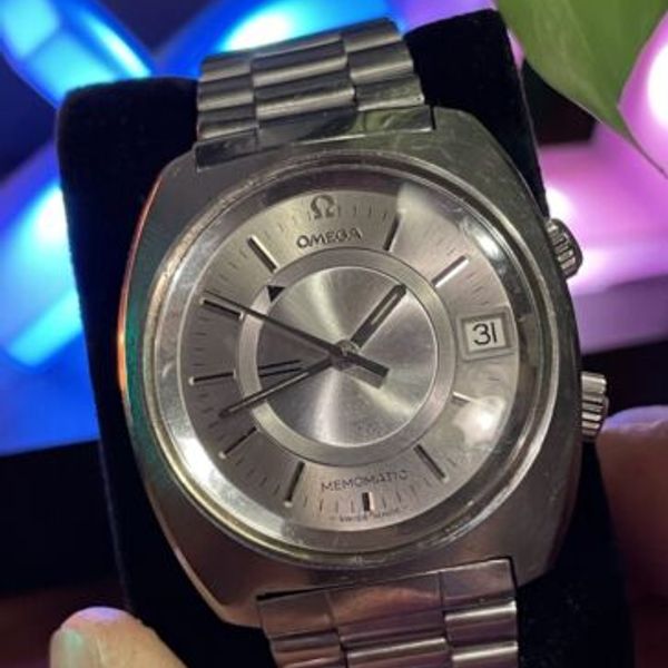 Omega Seamaster Memomatic silver Dial Alarm Watch 166.072 -1971 ...