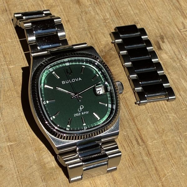 Bulova Super Seville Precisionist Quartz Green Dial Men's Watch ...