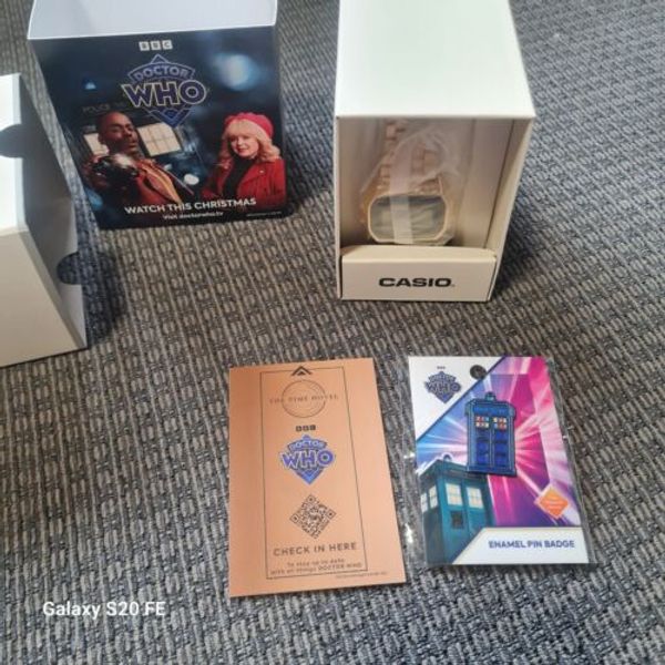 bbc casio dr who 2024 christmas limited edition 15th doctor ncuti gatwa ...