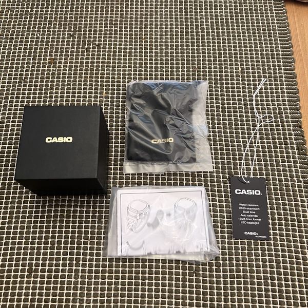 Casio 50th Anniversary Casio Ring Watch CRW-001-1ER UK IN HAND ...