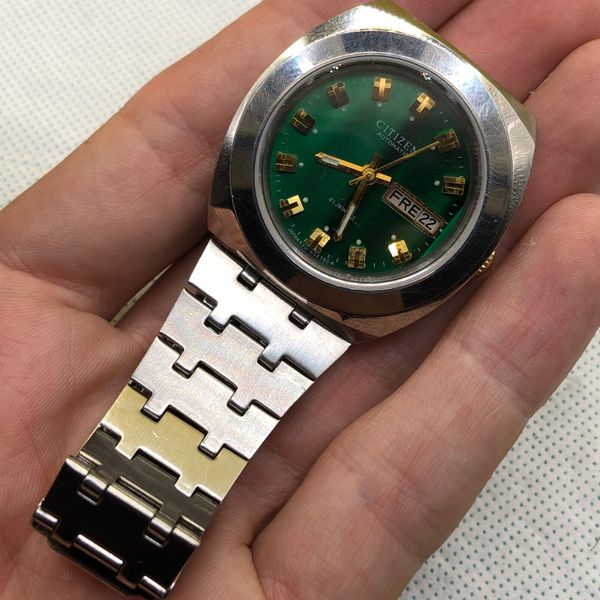 1970's CITIZEN 6501 Day-Date 4-652231-K Automatic Vintage Watch ...