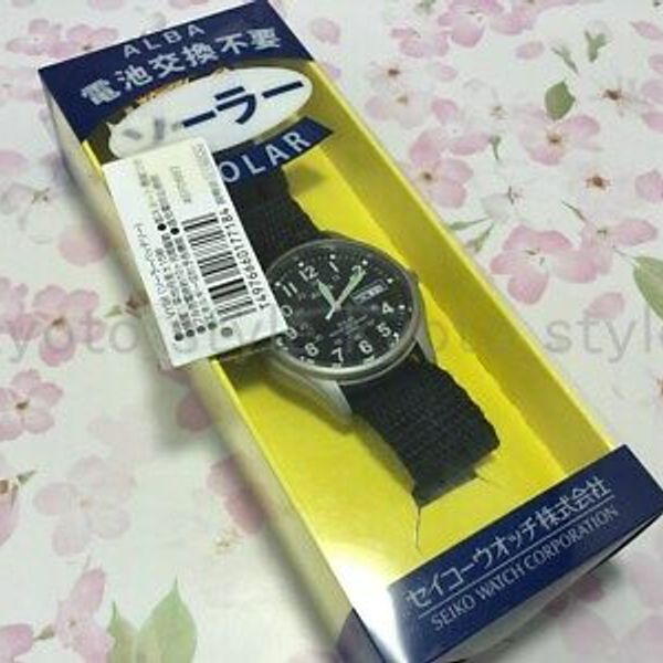 ALBA Wrist Watch Solar Hard Rex 10 Water Pressure Aefd557 Men JAPAN ...