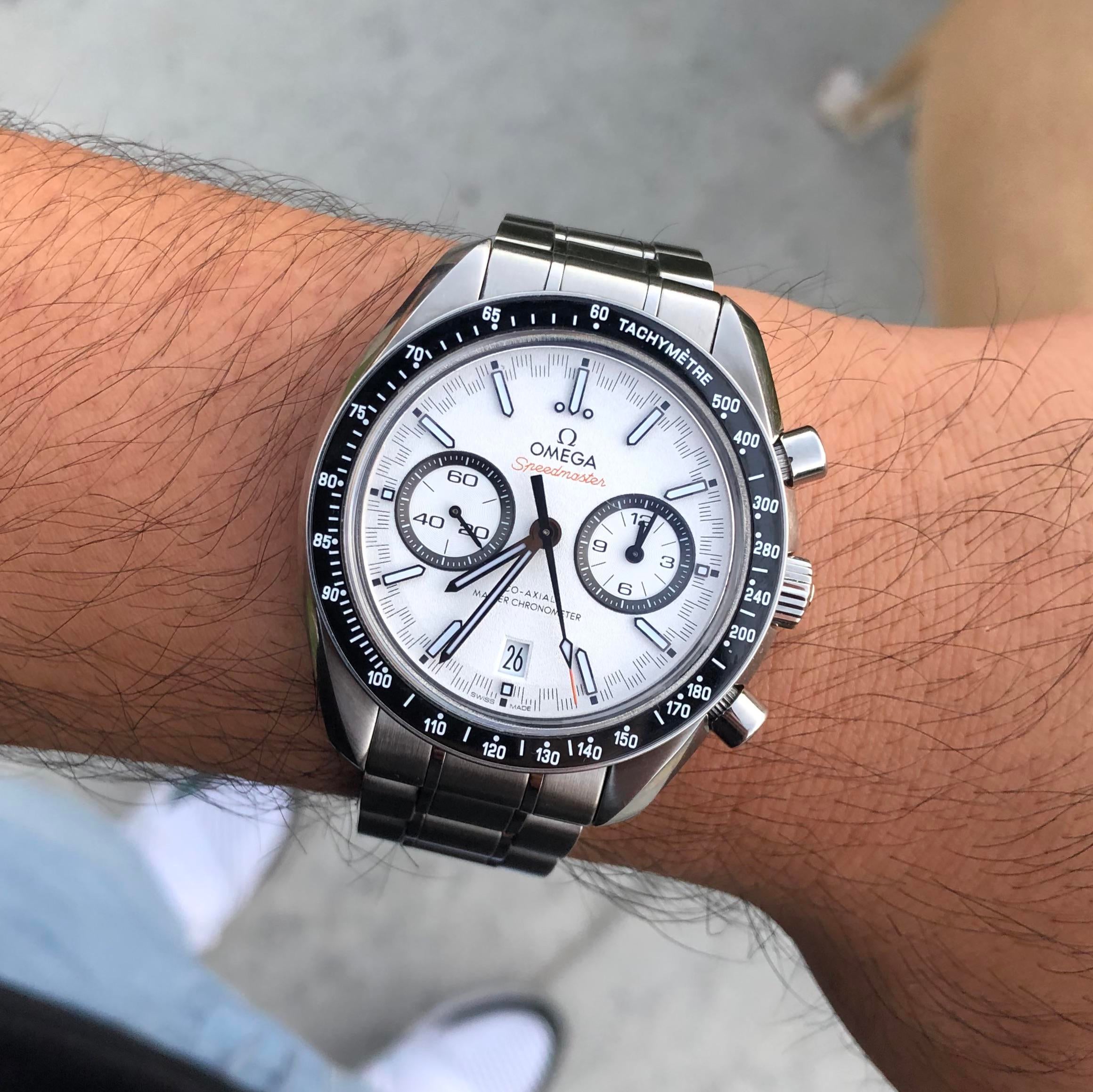 [WTT/WTS] Omega Speedmaster Racing White Dial 9900 329.30.44.51.04.001 ...