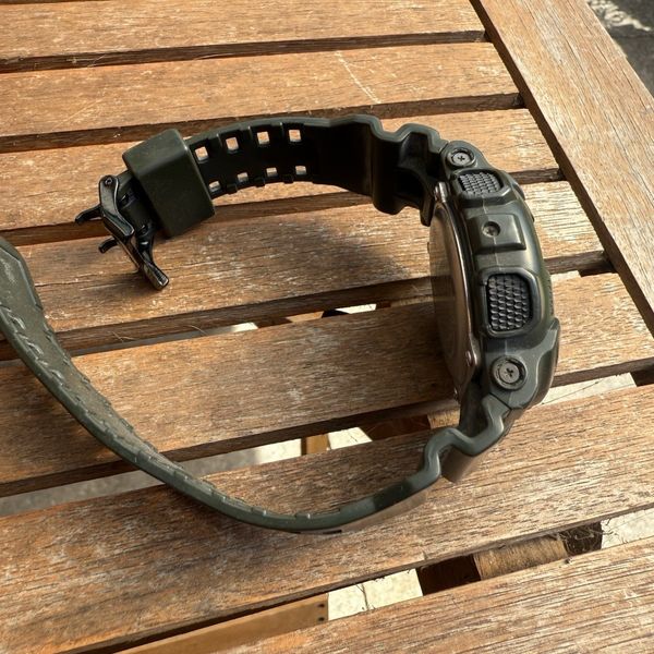 Casio G-Shock GD-100MS-3 3263 military Olive Watch Shock-Resistant ...