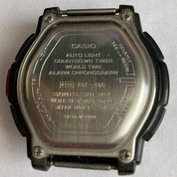 Casio 4335 Watch Face AQF-100 Thermometer Tide Graph World Time Non ...