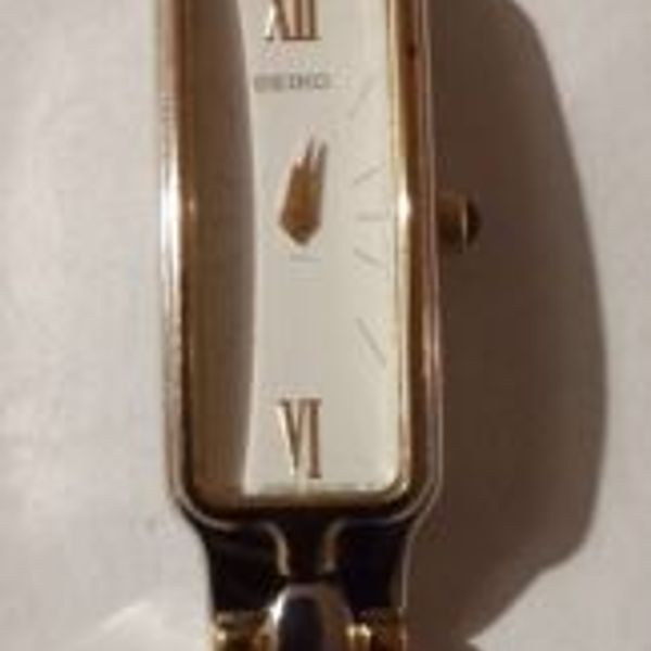 Vintage SEIKO 2E20-7520 Two-Tone Ladies Wristwatch Quartz - For Repairs ...