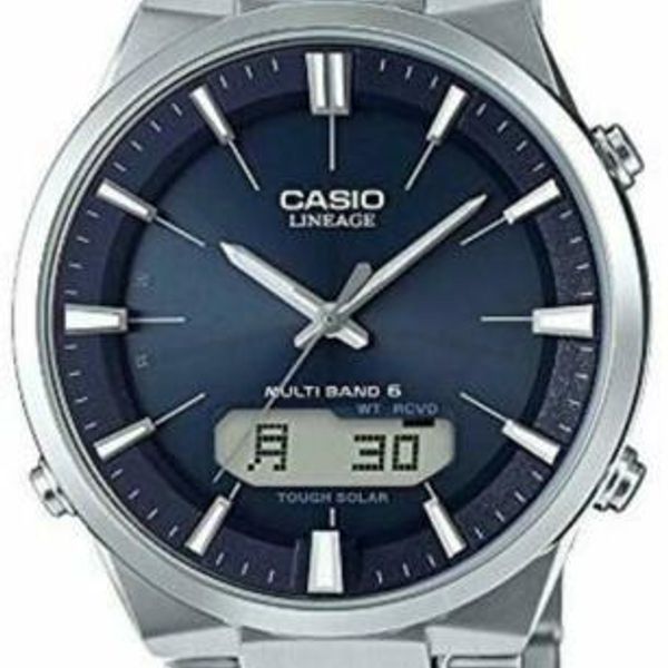 LINEAGE Casio Watch Liniage Radio Solar LCW-M510D-2AJF Men's Silver ...