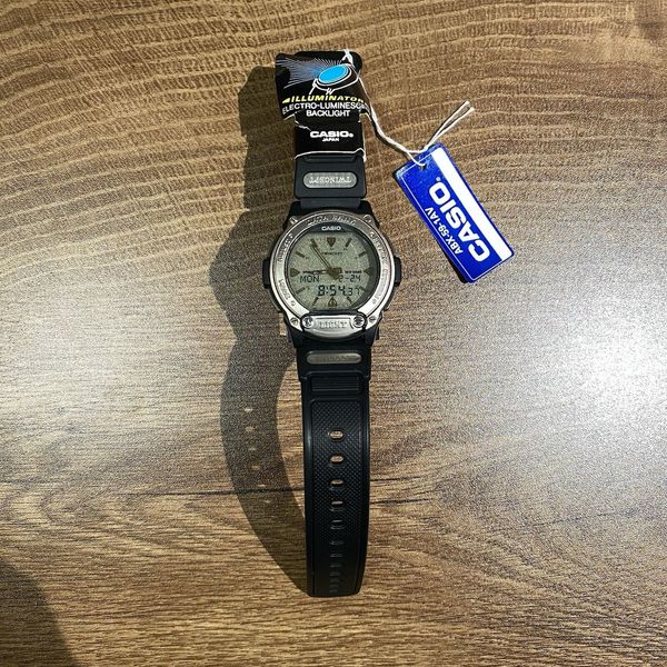 Casio ABX-59-1AV Twincept Telememo Rare Vintage Digital Watch NOS ...