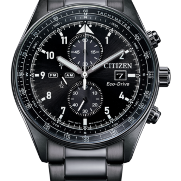 Citizen CA0775-87E Eco-Drive Chronograph Stainless Steel Men's Watch ...