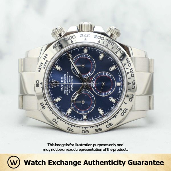Mint Jul 2022 Rolex Daytona Oyster 116509 Blue Dial Z12731 | WatchCharts Marketplace